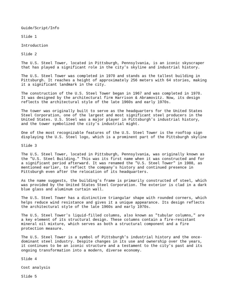 Guide Script Info | PDF