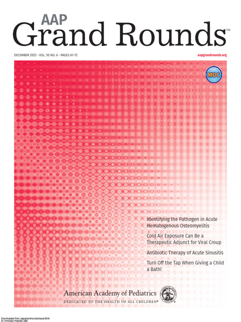 AAP January 2024 Complete Issue Grand Rounds | PDF | Health Sciences ...