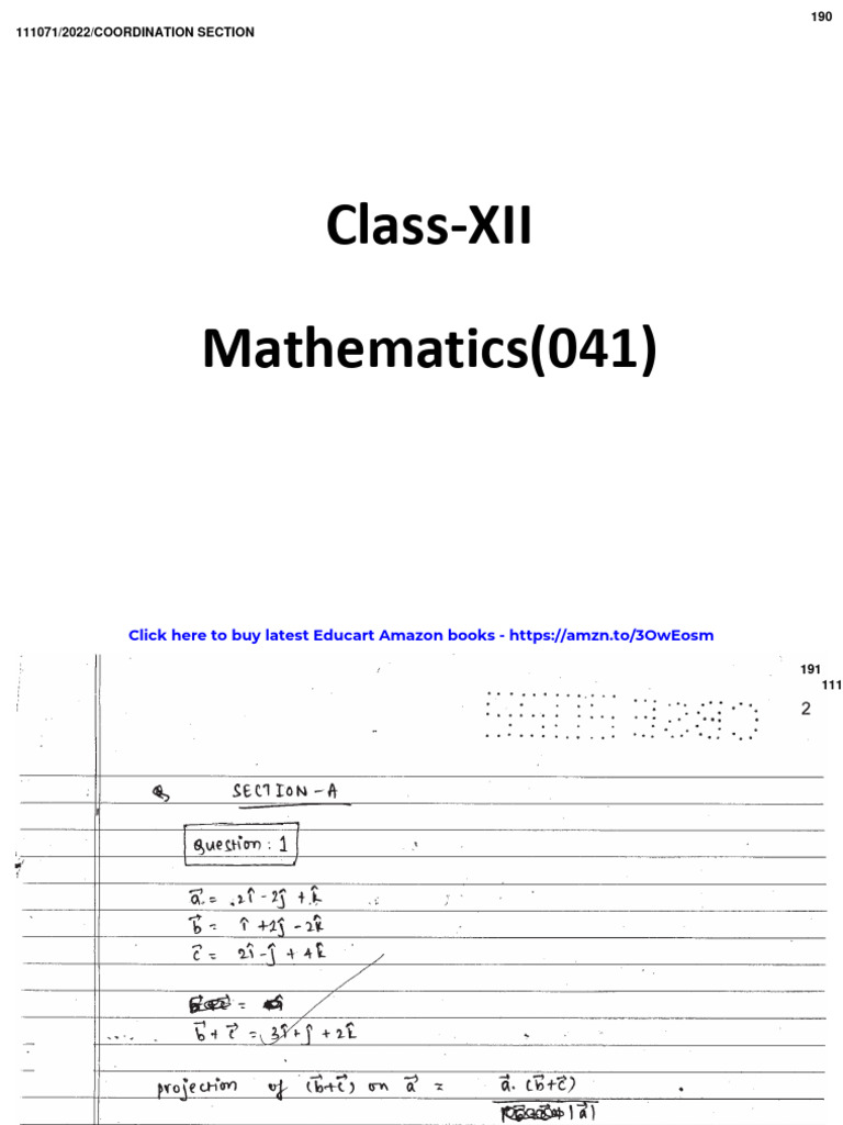 Mathematics 041 | PDF