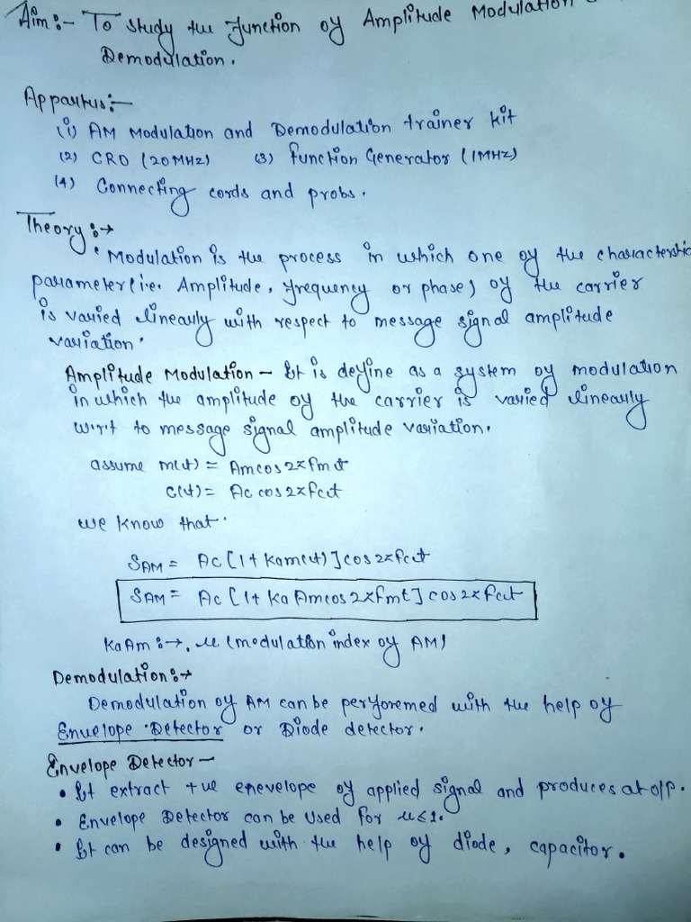Practical 01 Communication Pdf Oscillation Waves