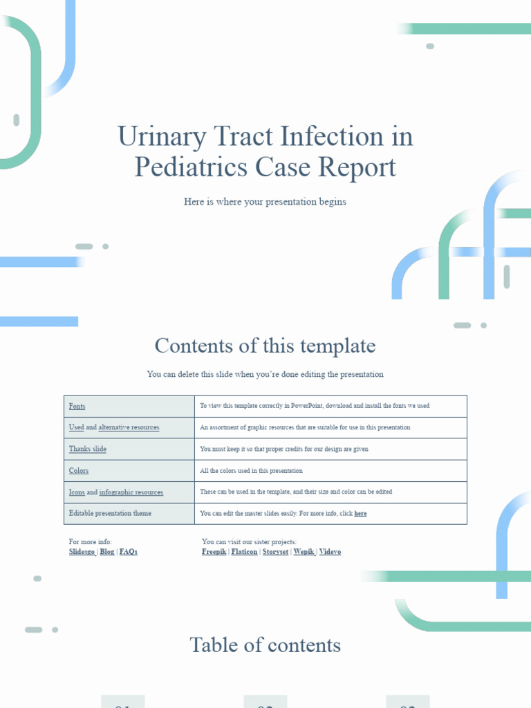 Urinary Tract Infection in Pediatrics Case Report by Slidesgo | PDF ...