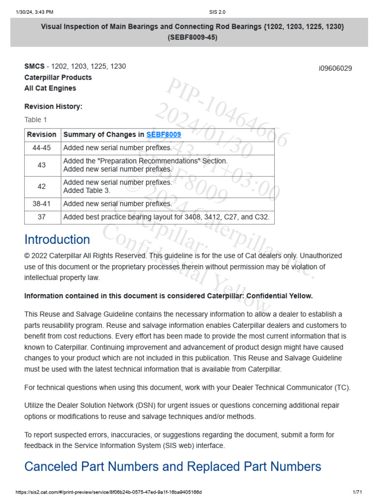 Visual Inspection of Main Bearings and Connecting Rod Bearings | Download Free PDF | Bearing ...