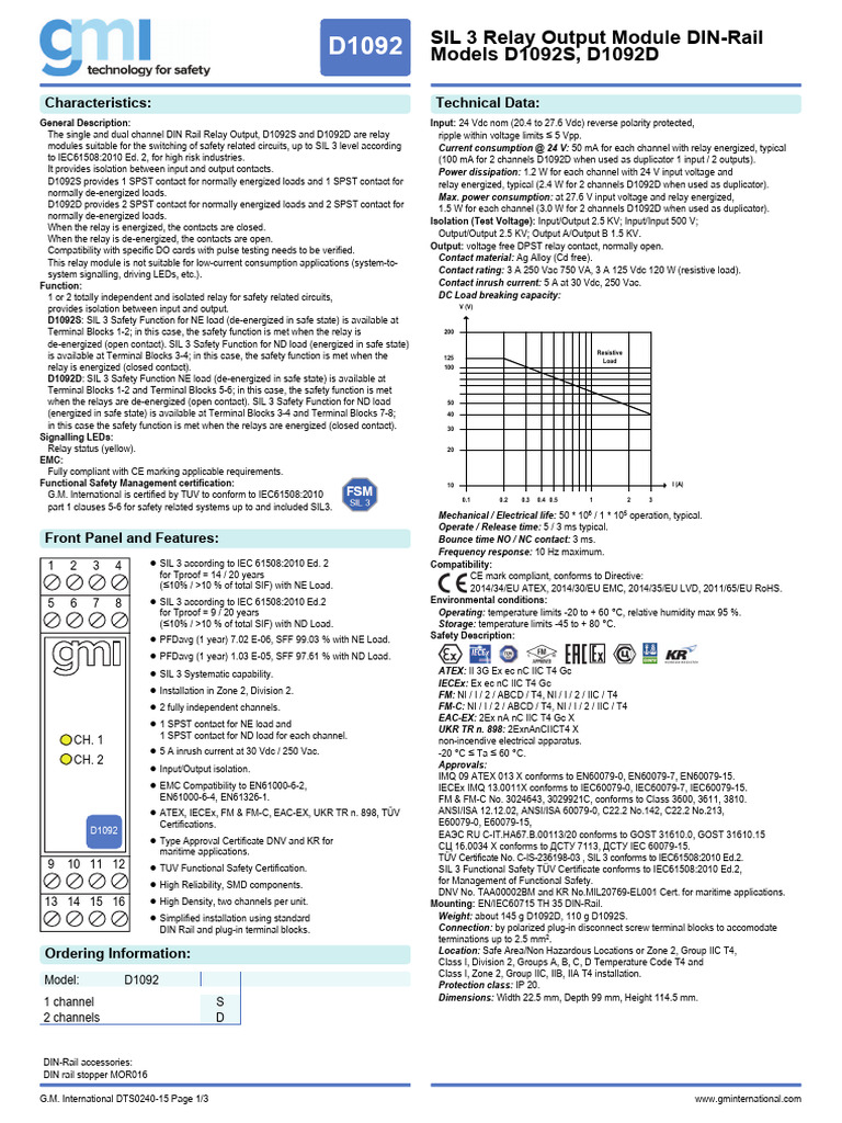 D1092 DTS0240 en | PDF | Technology & Engineering