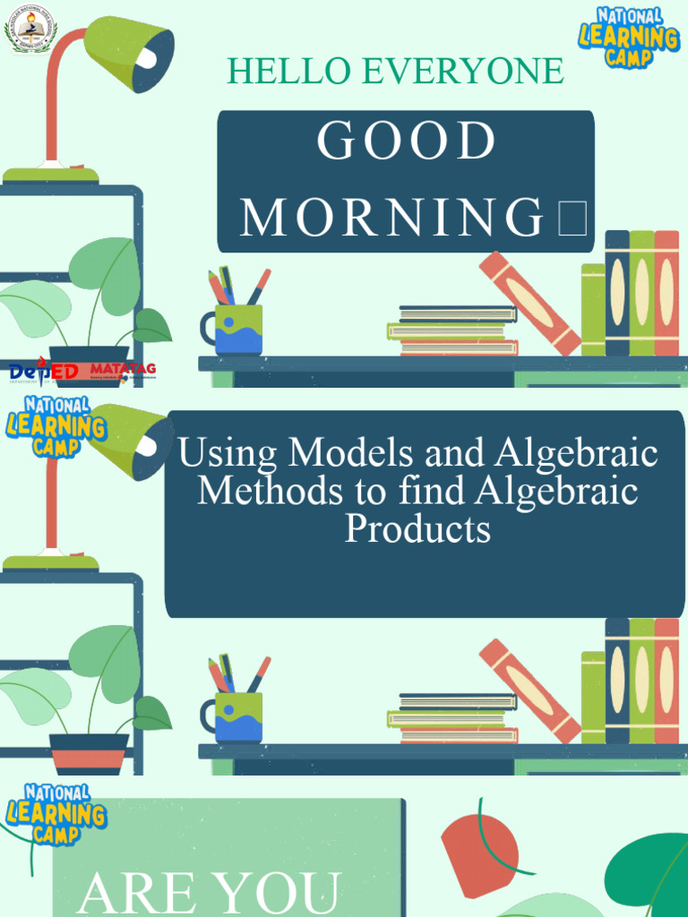 Algebraic Methods: Expand & Simplify | PDF | Area | Multiplication