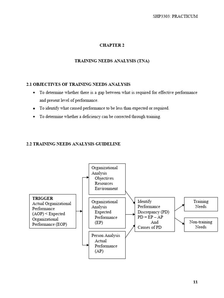 Needs Analysis Guideline | PDF