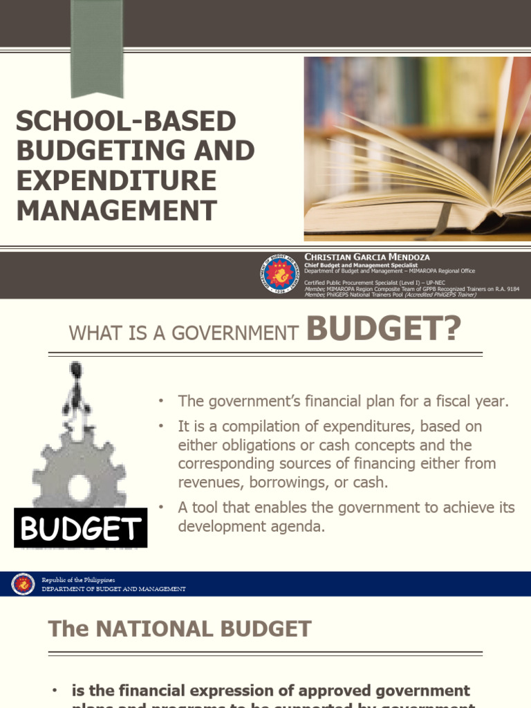 Session 3 and 4 DepEd School Based Budgeting and Expenditure Management ...