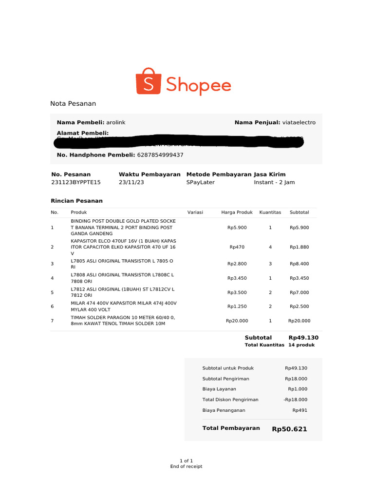 Invoice Pdf