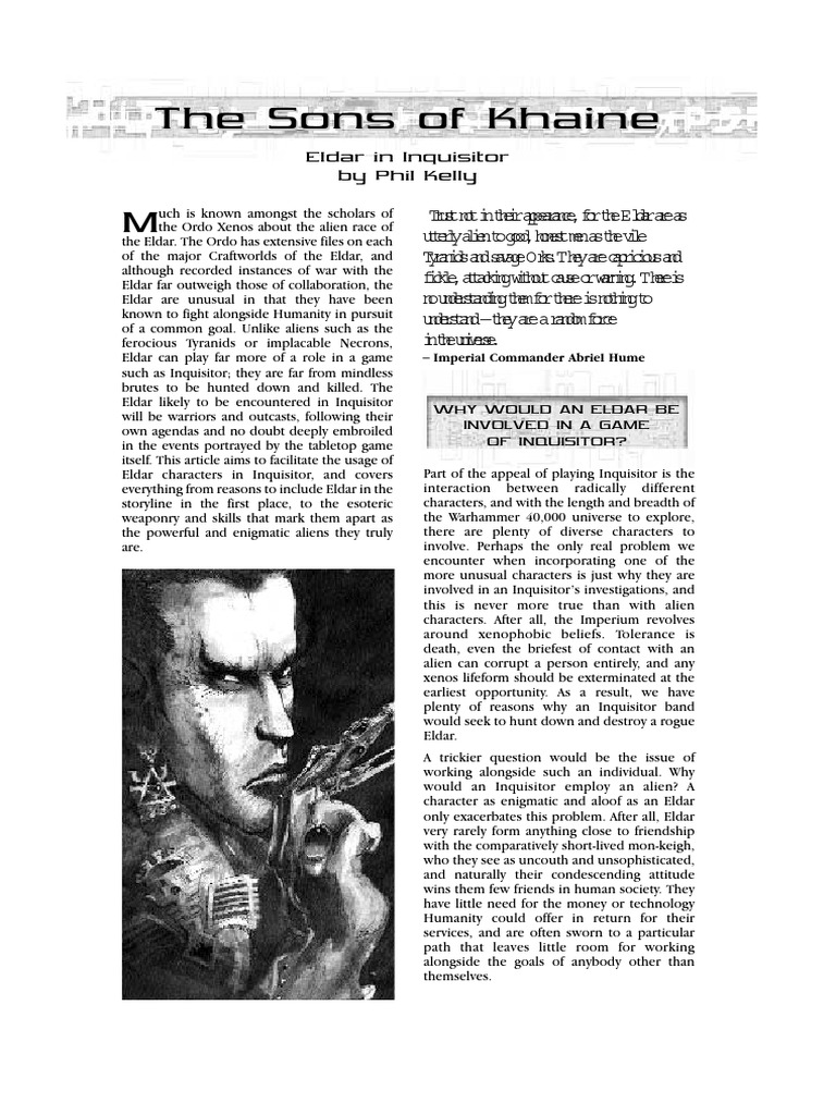 Eldar Inq | PDF | Disciplines | Camouflage