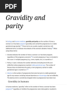 Gravidity and Parity Definitions | PDF | Childbirth | Pregnancy