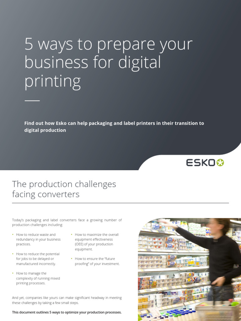 5 Ways Digital Printing 090 US | PDF | Printing | Information Technology