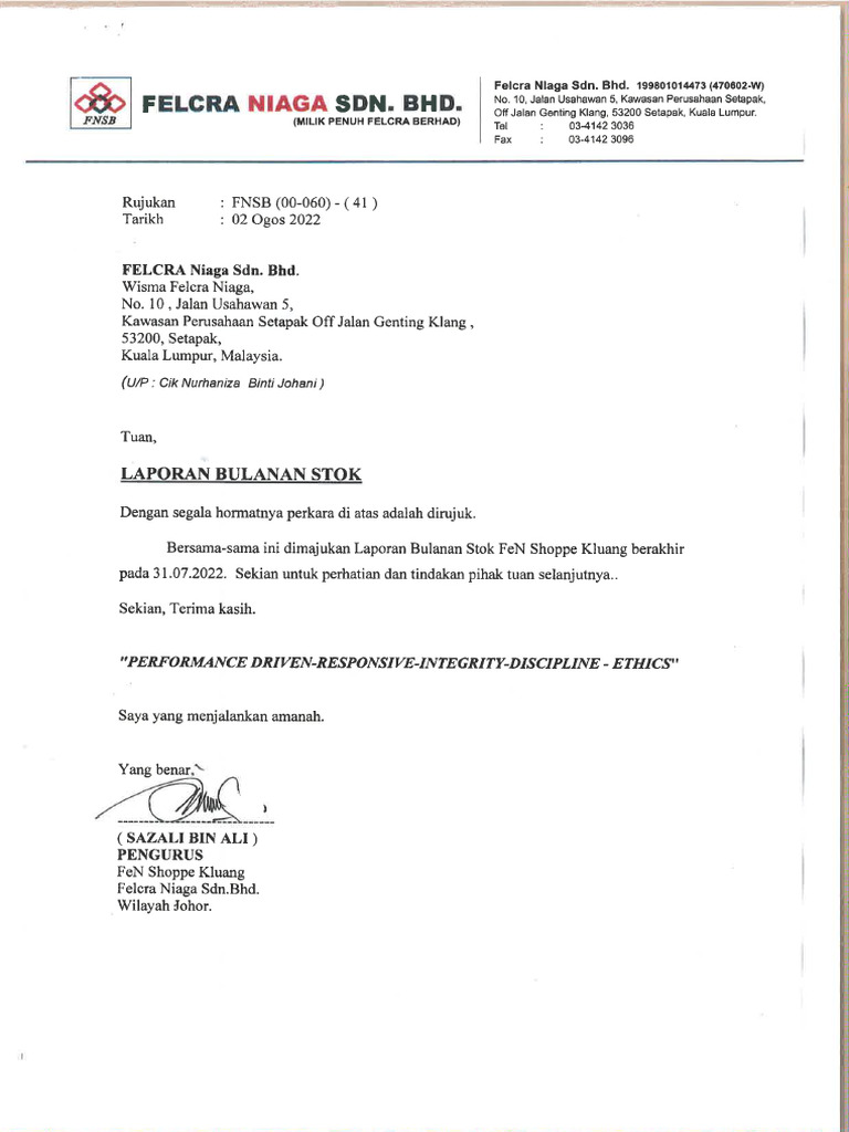 Report Bulan 7 | PDF