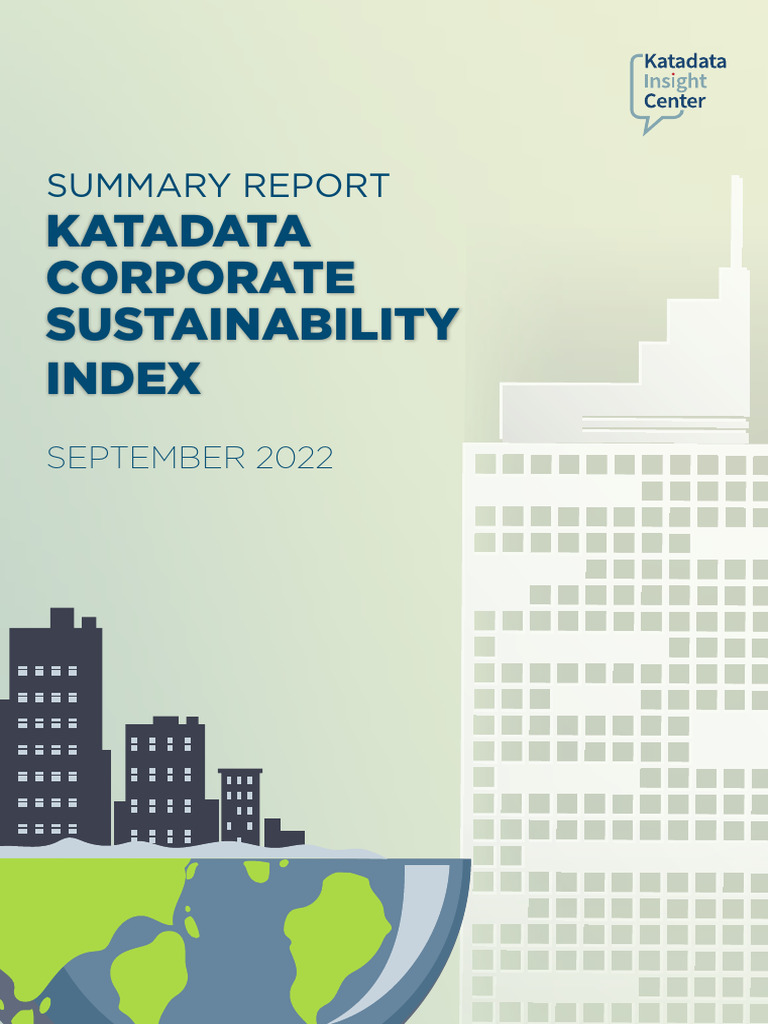 Katadata Corporate Sustainability Index | PDF | Teknologi & Rekayasa