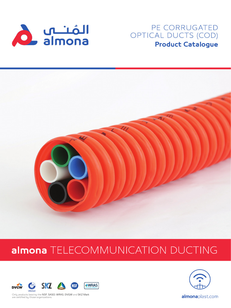 Almona Pe Corrugated Optical Ducts Systems Product Catalogue | PDF ...