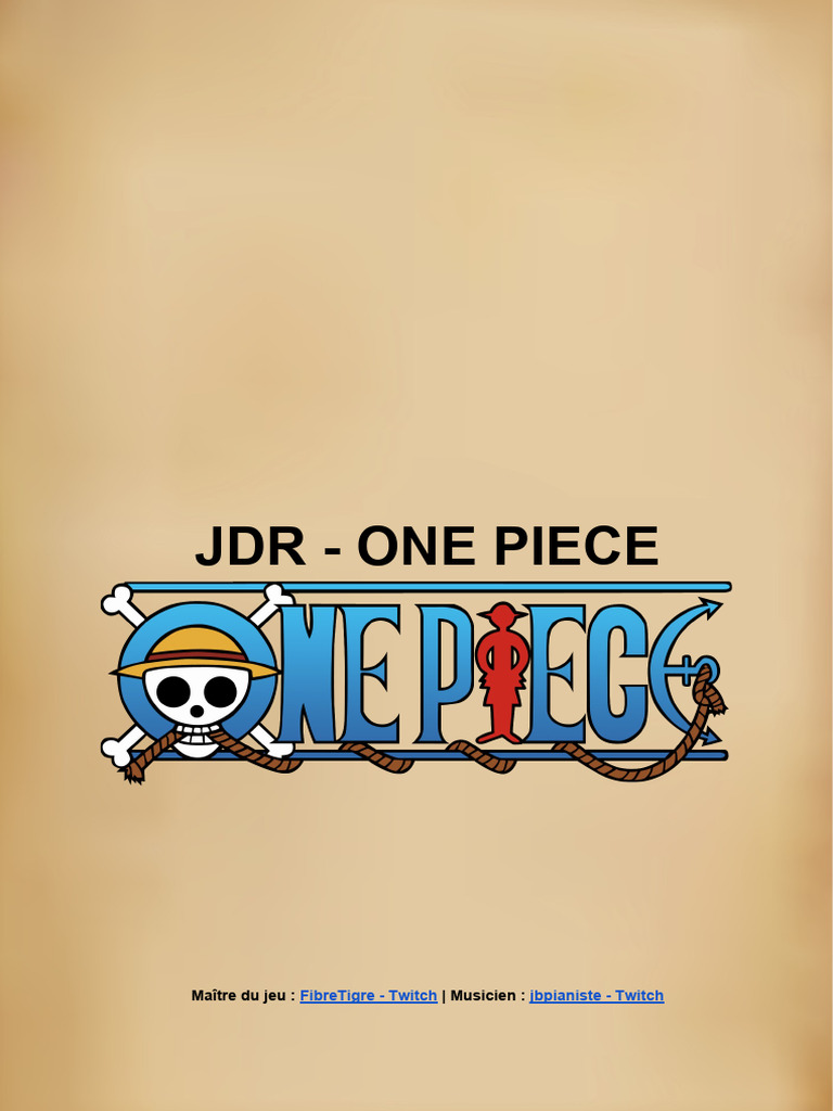 JDR One Piece : Épisode 1 Aventure | PDF