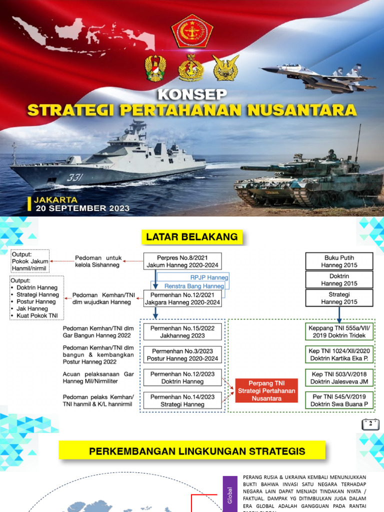 Strategi Pertahanan Nusantara TNI | PDF