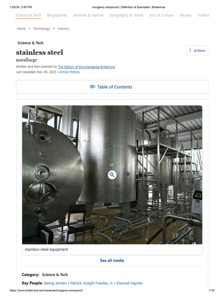 STAINLESS STEEL | PDF | Stainless Steel | Chemical Compounds
