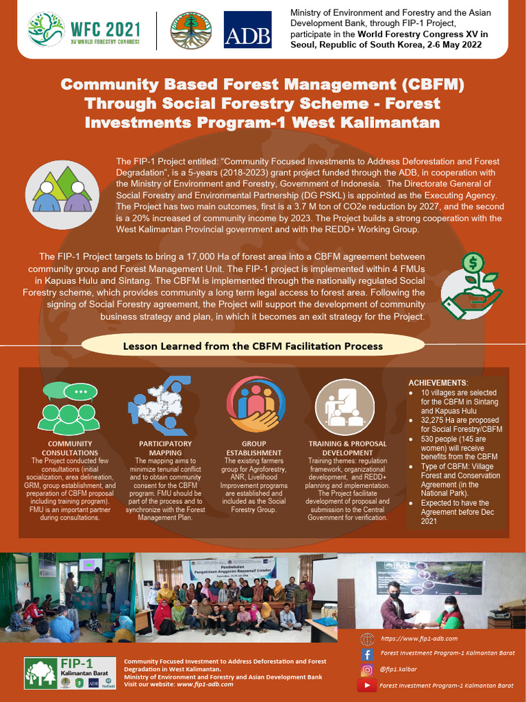Brochure 4 - Community Based Forest Management - FIP-1 - WFC | PDF ...