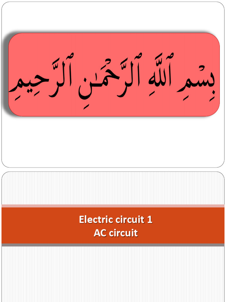 Ac Circuits | PDF | Amplitude | Alternating Current