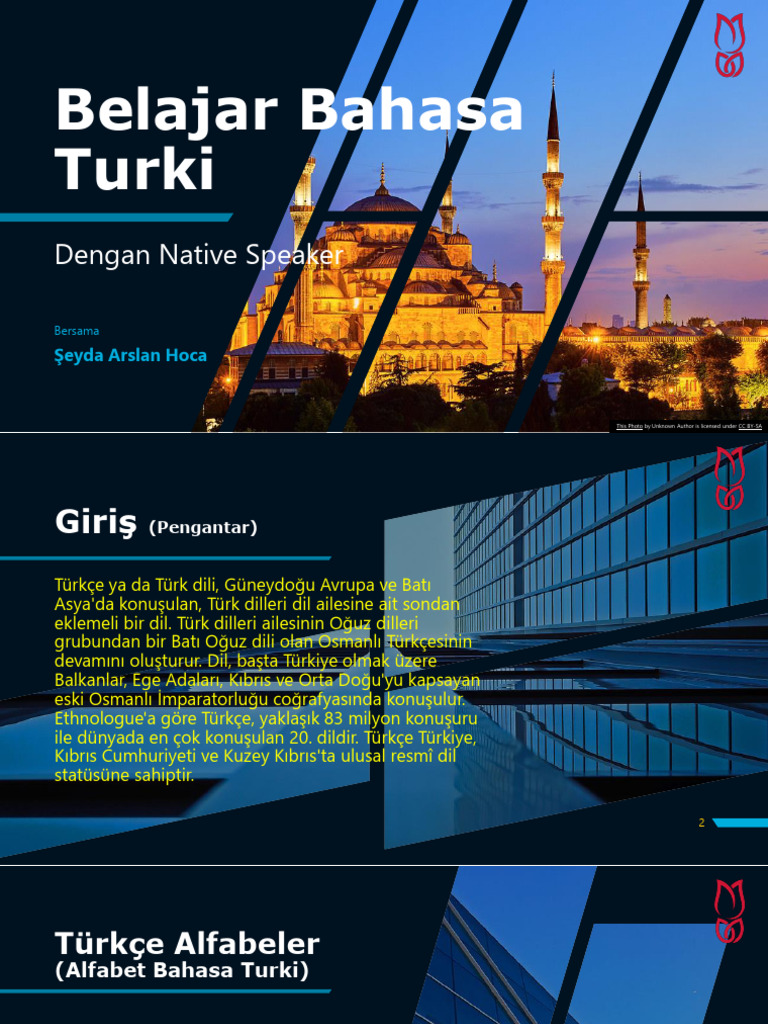Materi - Belajar Bahasa Turki | PDF