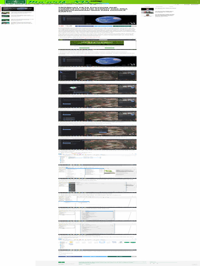 Membuat Peta Polygon SHP Complete Untuk Syarat Oss Rba Menggunakan Qgis ...