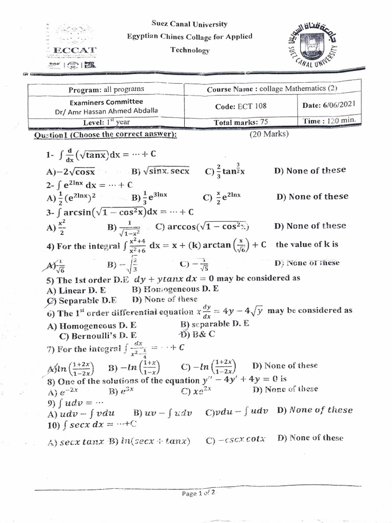 Math Final 2nd Sem | Download Free PDF | Mathematical Relations | Mathematical Objects