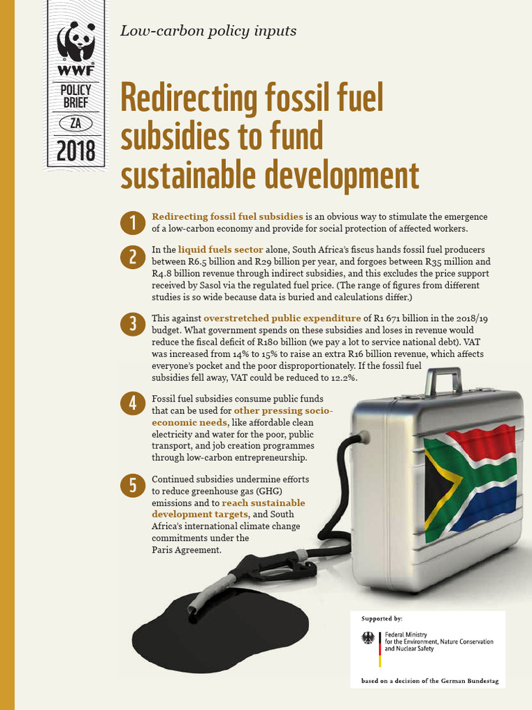 WP - I Policy Brief Redirecting - Fossil - Fuel - Subsidies - To - Fund - Sustainable ...