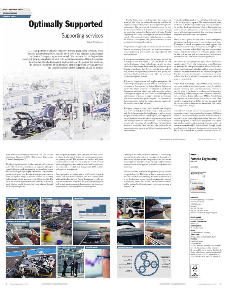 Optimal Supporting Services - Porsche Engineering Magazine 01-2015 ...