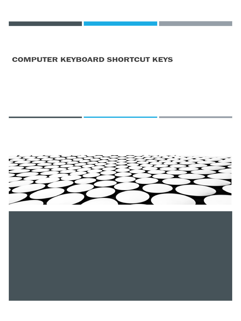 9 Computer Keyboard Shortcut Keys | PDF | Microsoft Word | Keyboard ...