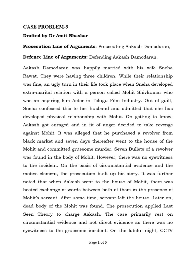 CASE PROBLEM 3 | PDF | Pardon | Bail