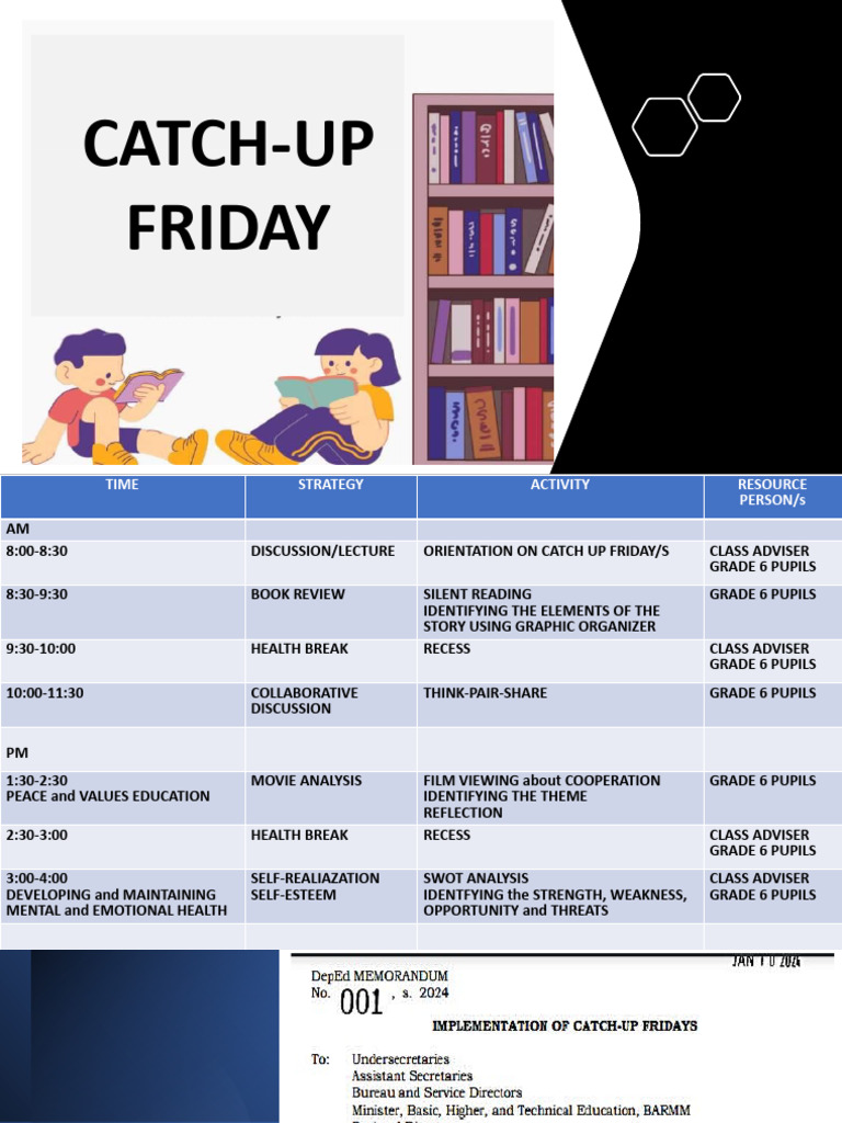 Catch Up Friday | PDF | Self-Improvement | Wellness