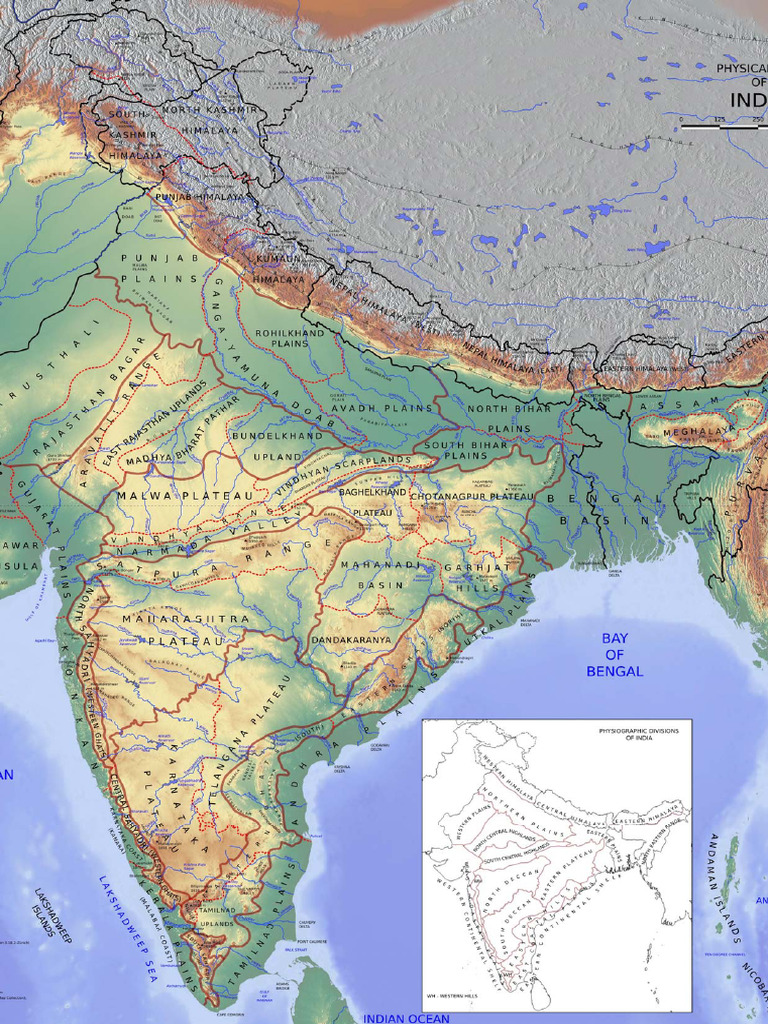 India Map With Full Details | PDF