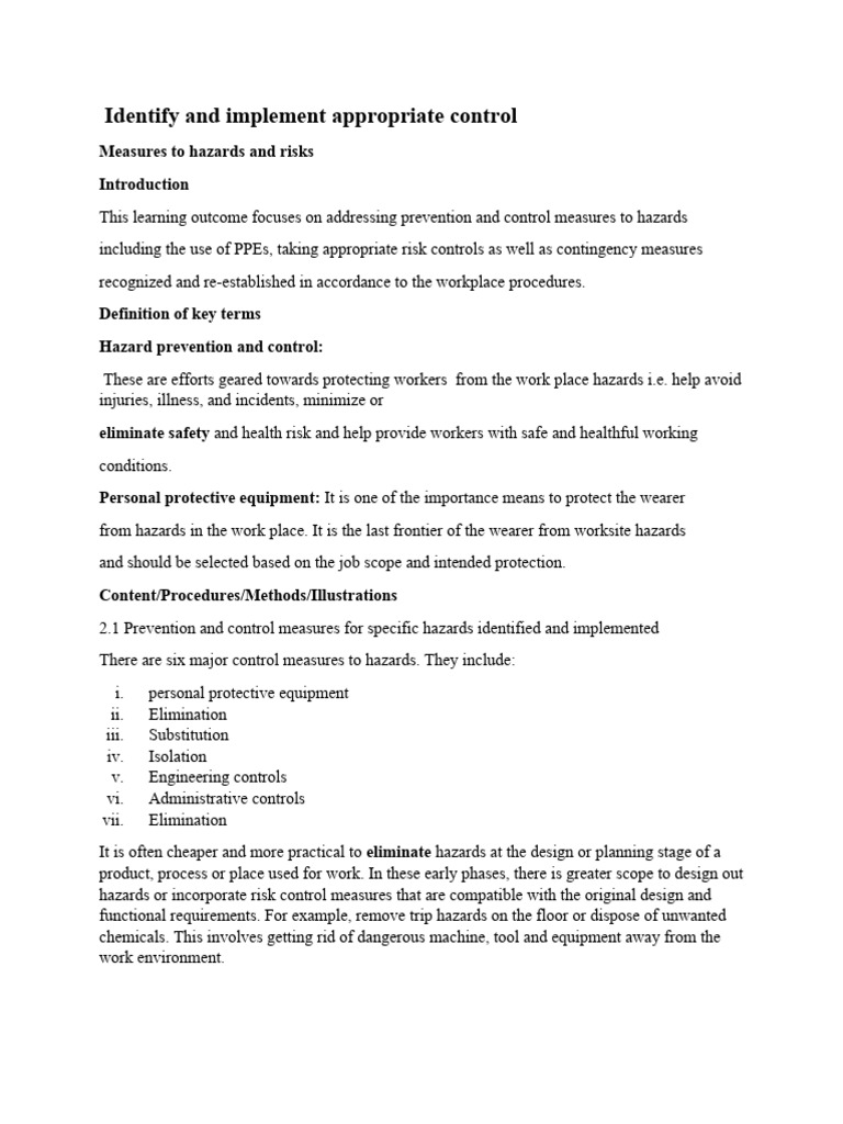 Identify and Implement Appropriate Control 24 JAN WORK | PDF | Computers
