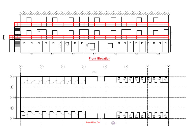 G+2 Labour Accommodation (Layout) | PDF