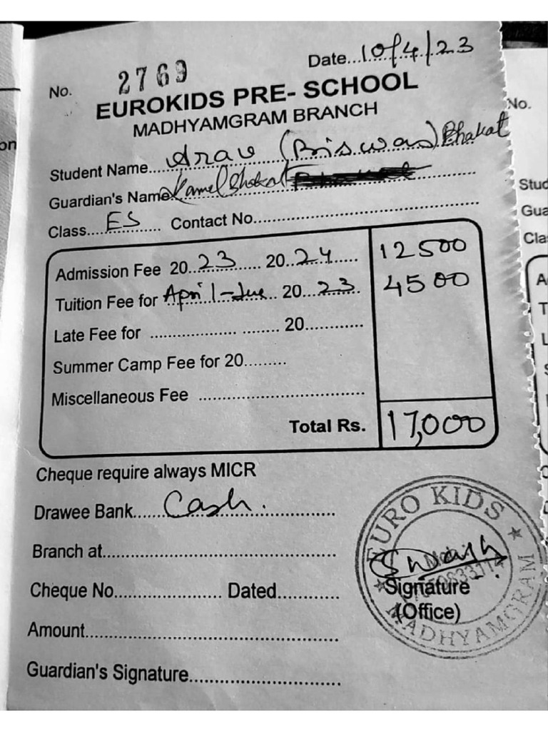 Arav Fee 01 Compressed | PDF