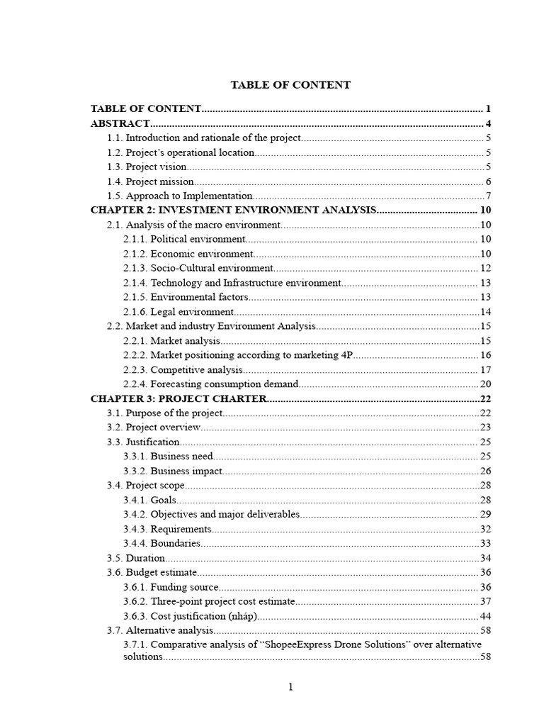 Outline Project Management | PDF | Unmanned Aerial Vehicle | E Commerce