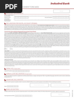 Indusind Request Form | PDF