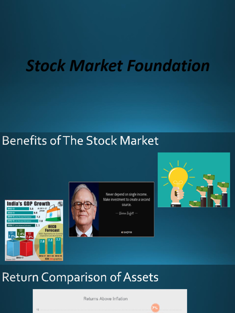 Stock Market Foundation - 2 | PDF | Stocks | Investing