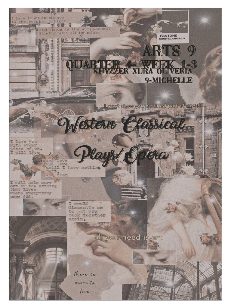 Arts9 Q4 M1-4 | PDF | Theatre