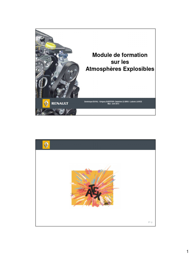 Support Formation ATEX | PDF | Chimie | Sciences physiques