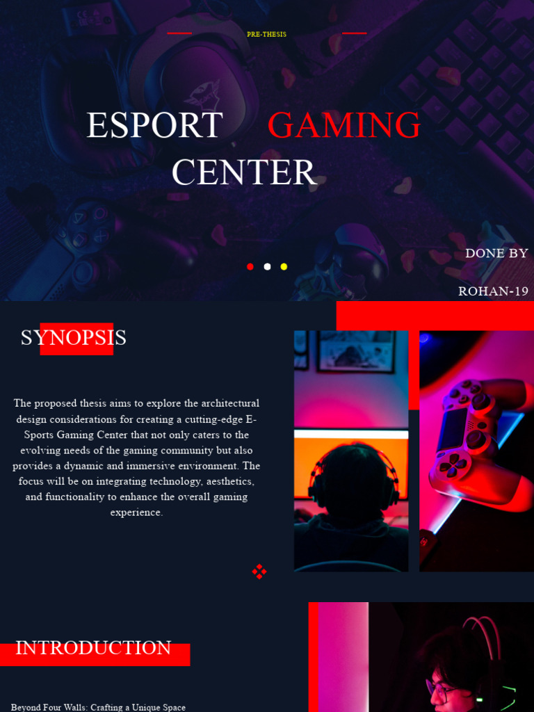 E-Sport Gaming Center | PDF