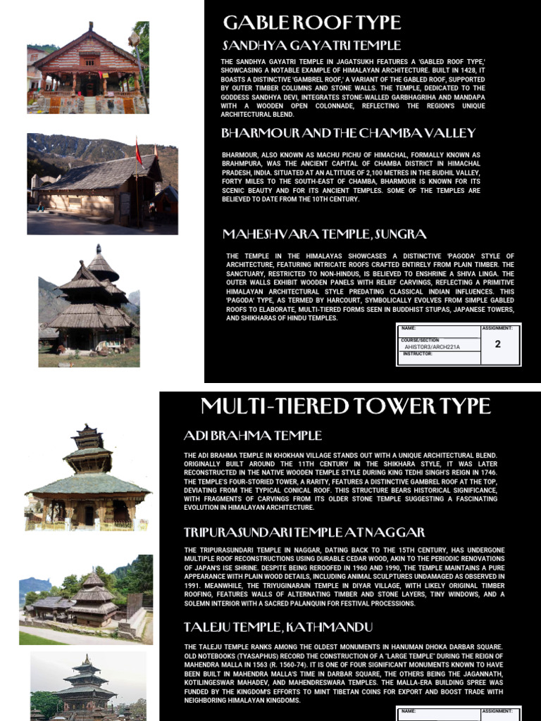 Architecture of Himalayas | PDF | Temple