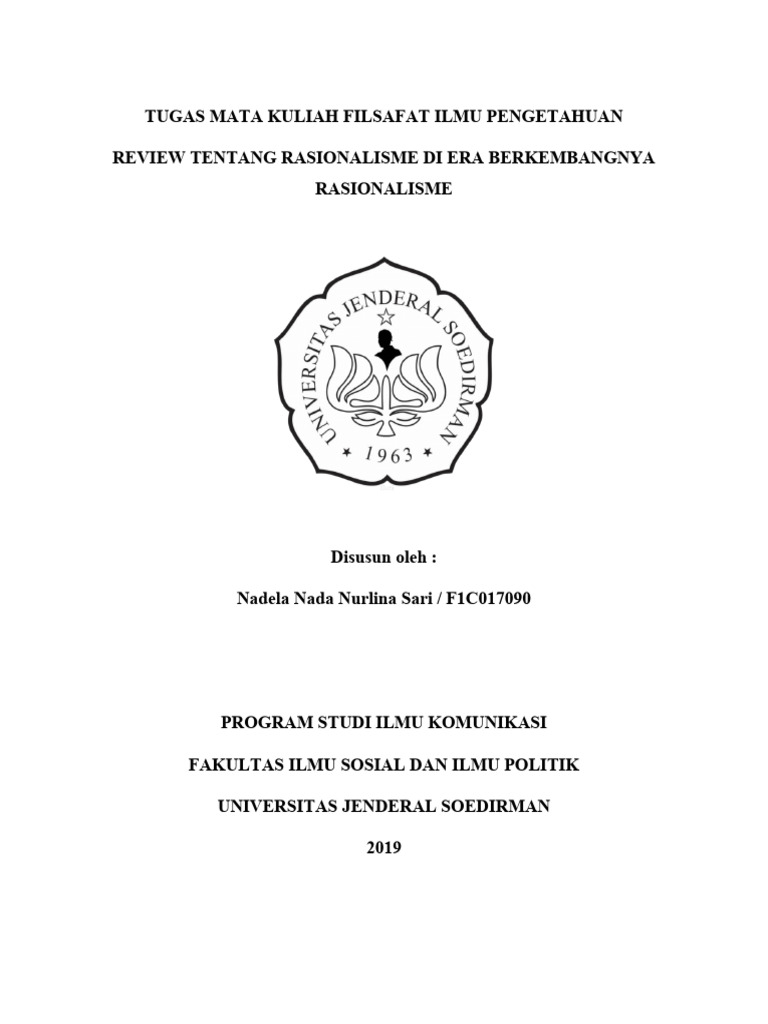 Rasionalisme: Filsafat dan Tokohnya | PDF
