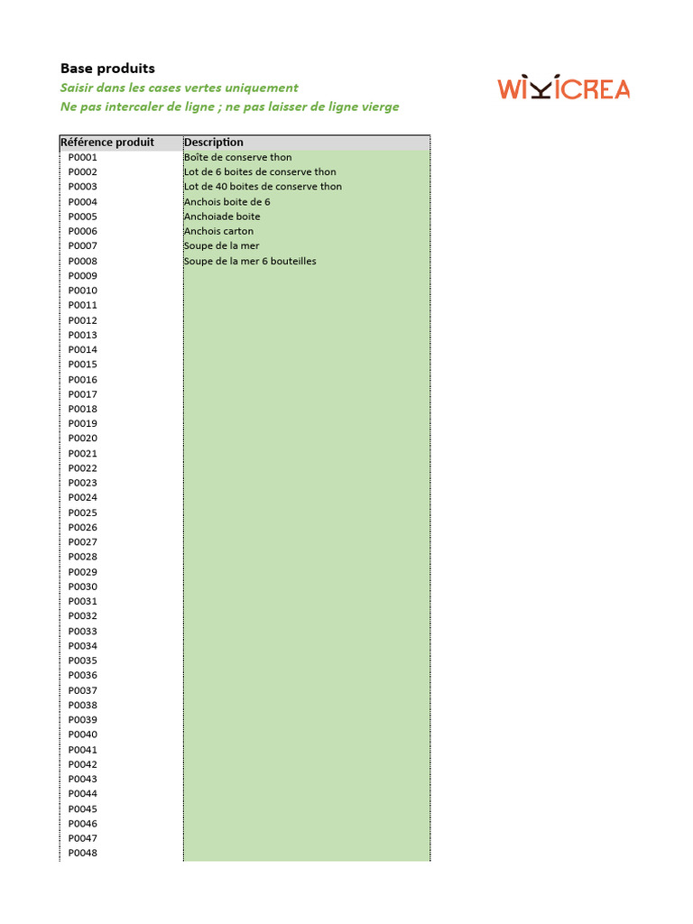 Modèle gratuit de gestion de stock Excel | PDF | Stockage de la ...