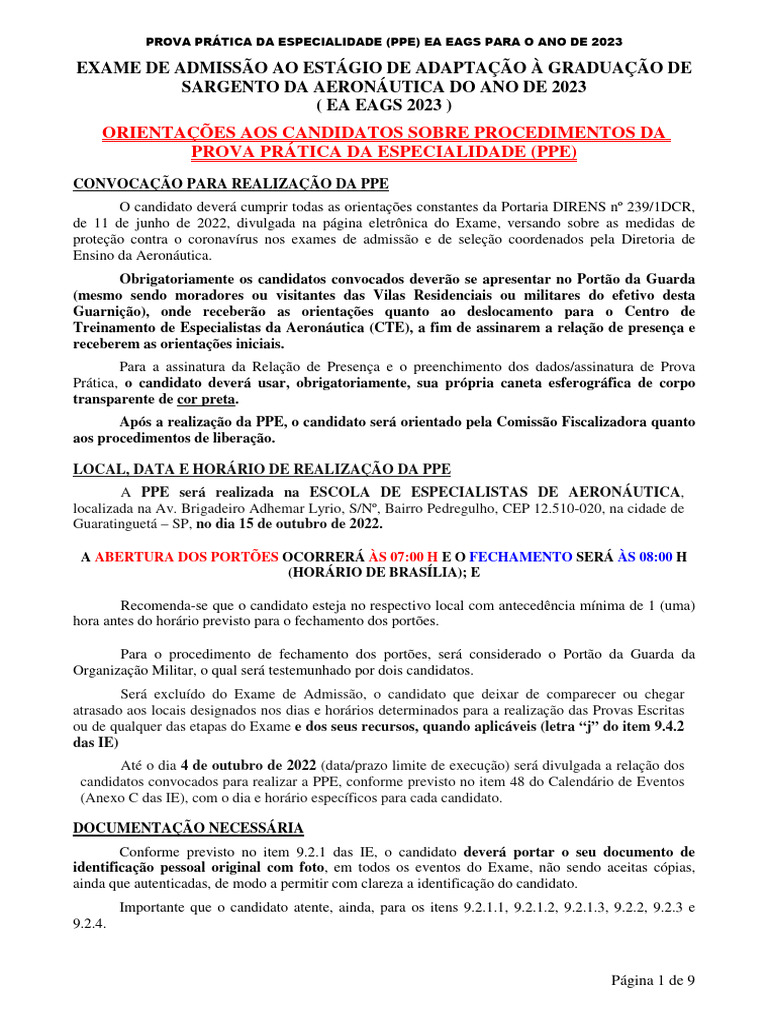 Divulga Orientacoes Ppe Eags 2023 | PDF | Tecnologia e Engenharia Divulga Orientacoes Ppe Eags 2023 | PDF | Tecnologia e Engenharia