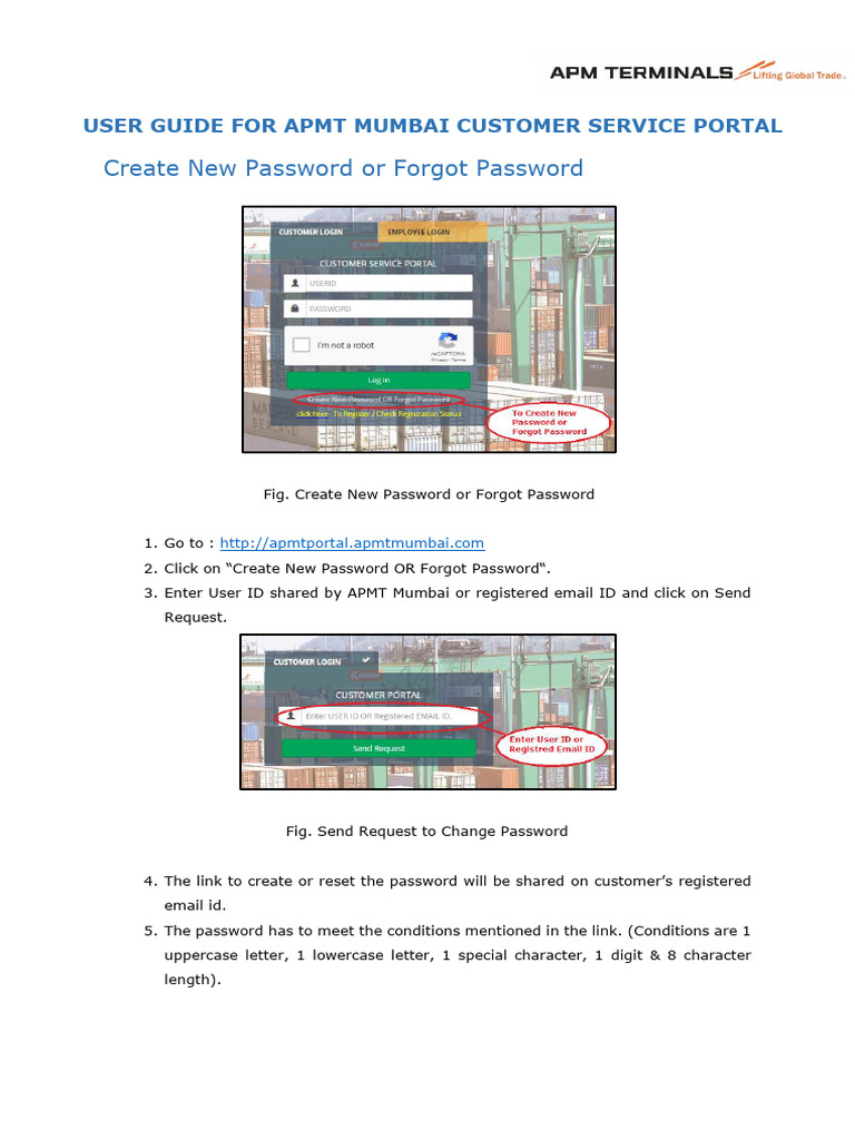 Apmt Mumbai Customer Service Portal Manual | PDF | Invoice | Debits And Credits