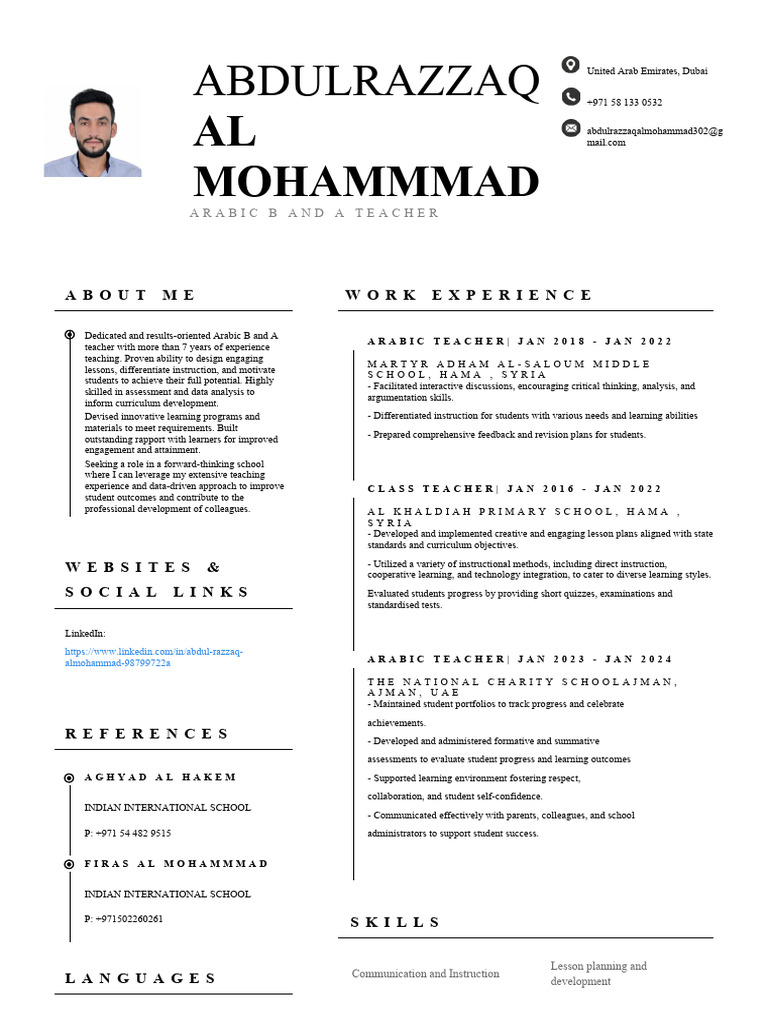 AL Mohammmad: Abdulrazzaq | PDF | Differentiated Instruction | Cognition