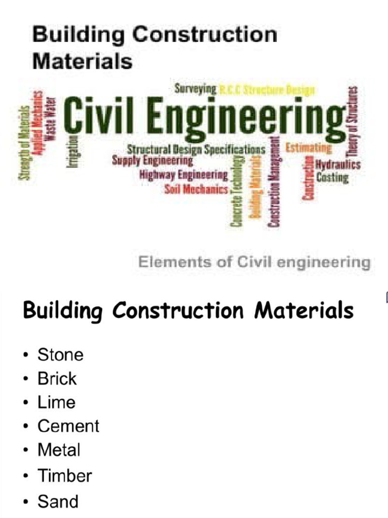 Building Construction Materials | PDF