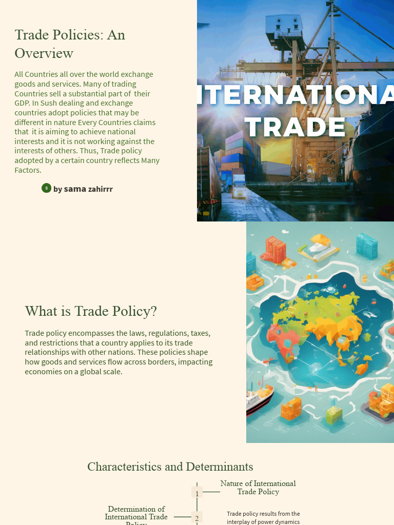 Trade Policies An Overview | PDF | Free Trade | World Trade Organization