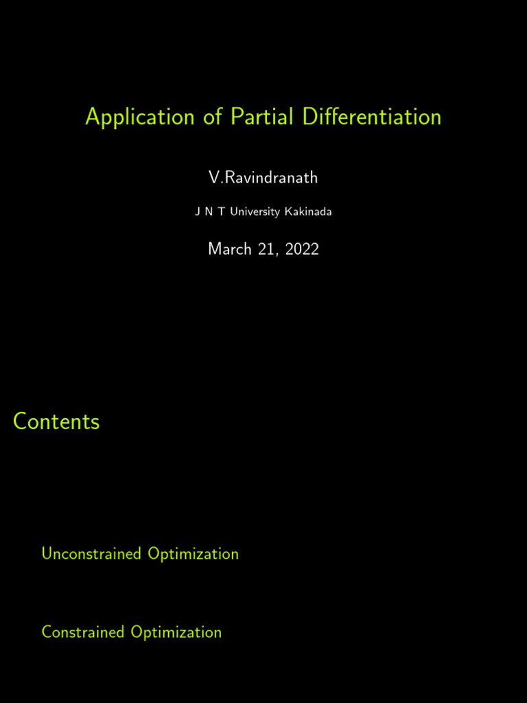 M1u2maxmin Slides | PDF | Mathematical Optimization | Mathematical Objects