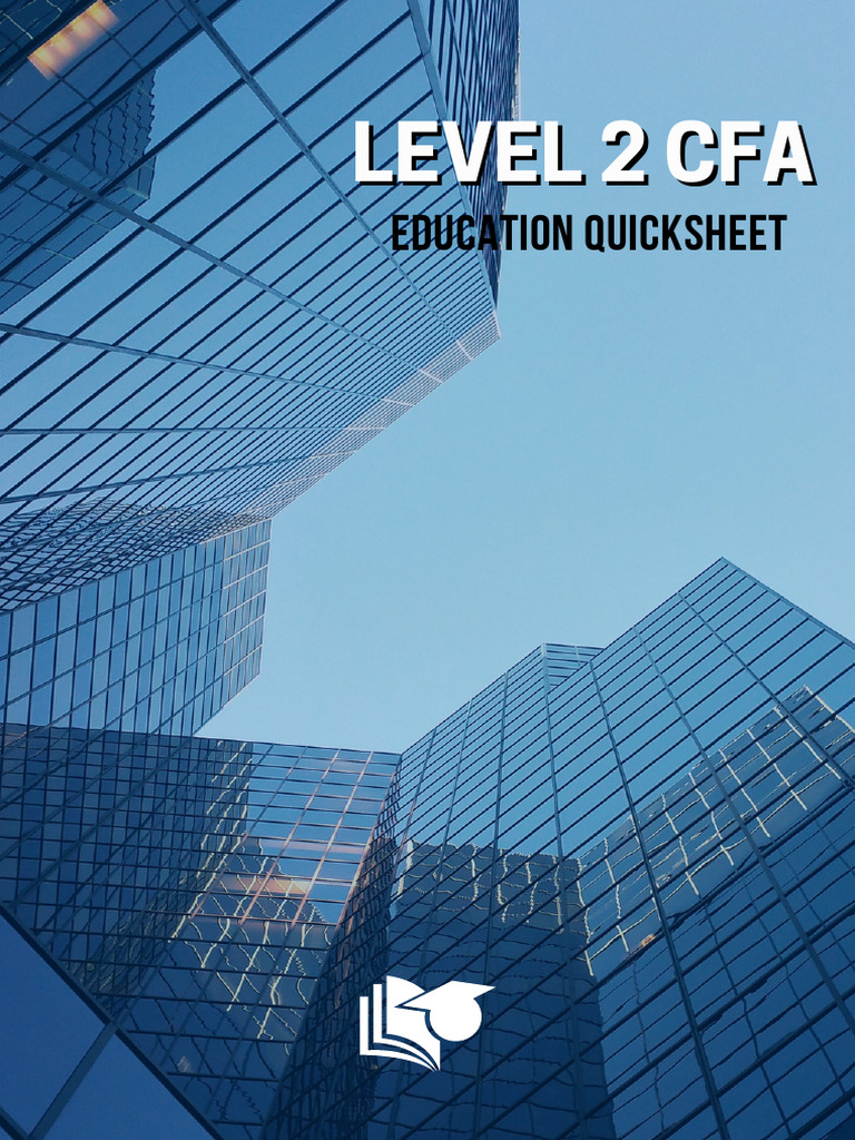 Cfa Level 2 Cheat Sheet Pdf Free Cash Flow Valuation Finance